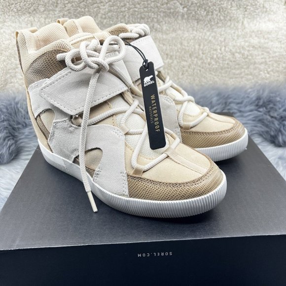 Sorel | Shoes | Sorel Womens Out N About Sport Wedge Boots Nova Sand ...